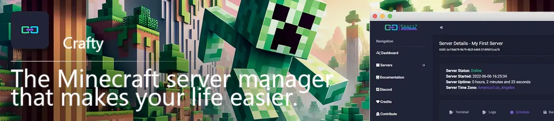 Crafty Controller • Game Server Management Download and Install • HomeDock OS